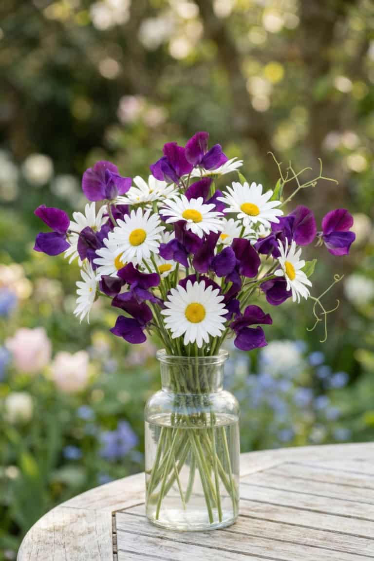 April Birth Flower Bouquets: 6 Daisy + Sweet Pea Ideas - marchflower