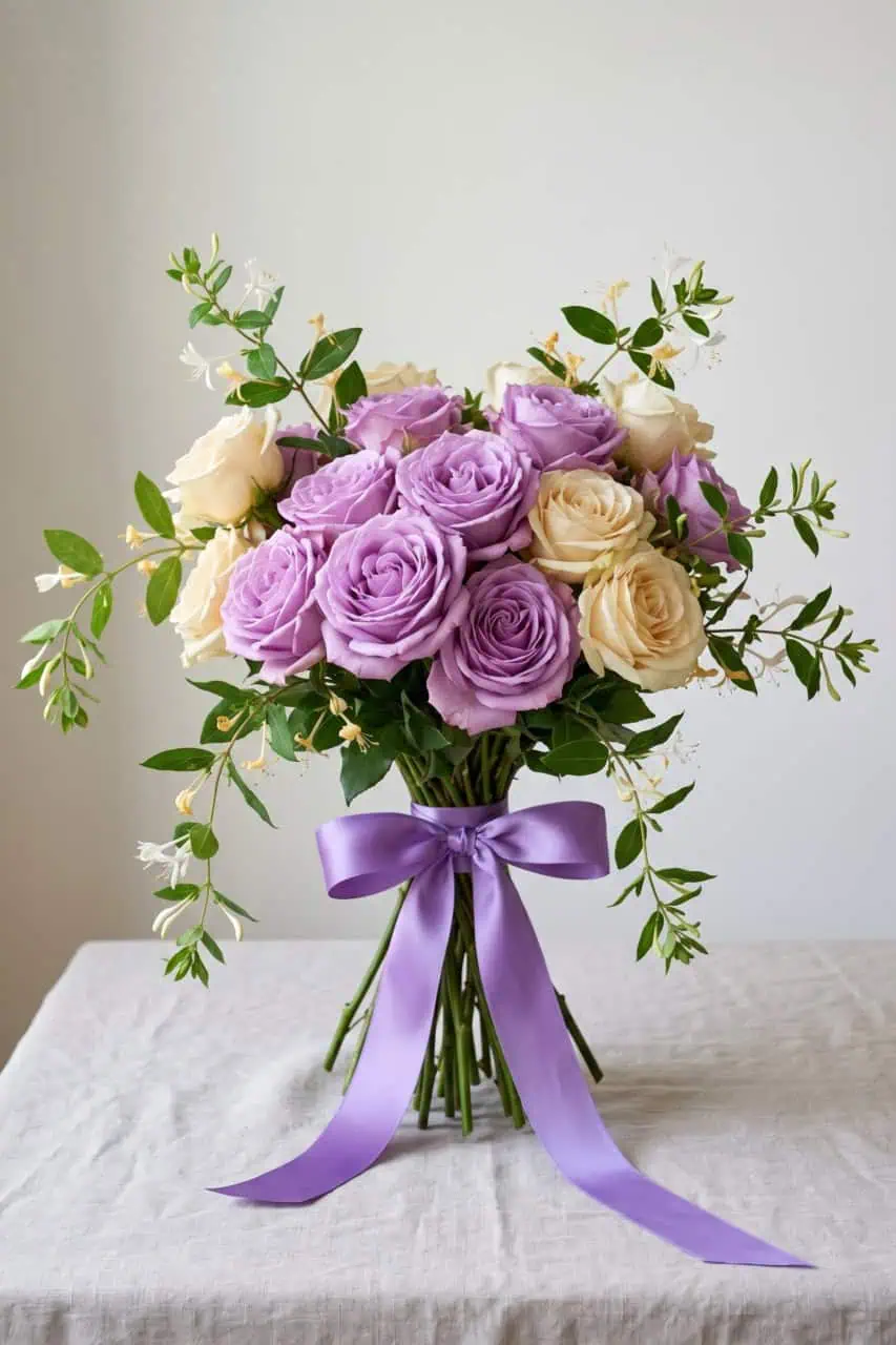 June Birth Flower Bouquets: 6 Rose, Honeysuckle, and Lavender Ideas ...